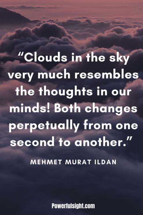 27 Clouds Quotes That Will Inspire You - Powerful Sight