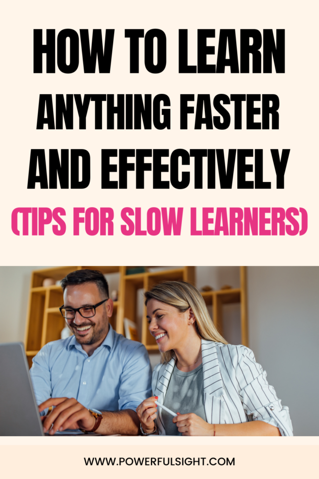 How to Learn Anything Faster - Powerful Sight
