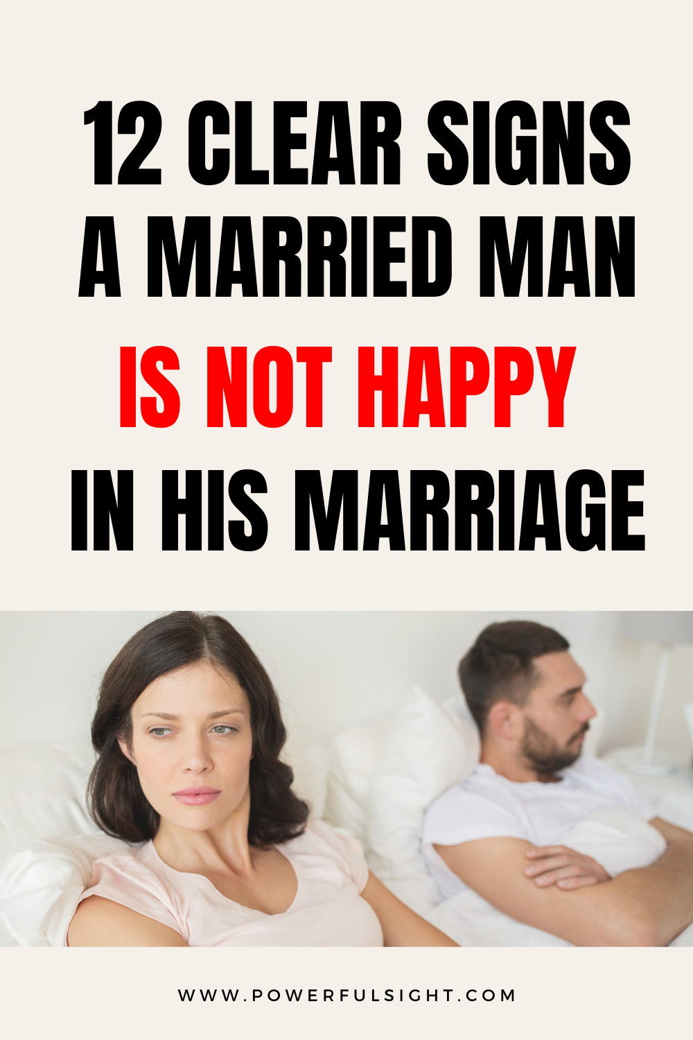 12 Notable Signs a Married Man is Not Happy in His Marriage - Powerful ...