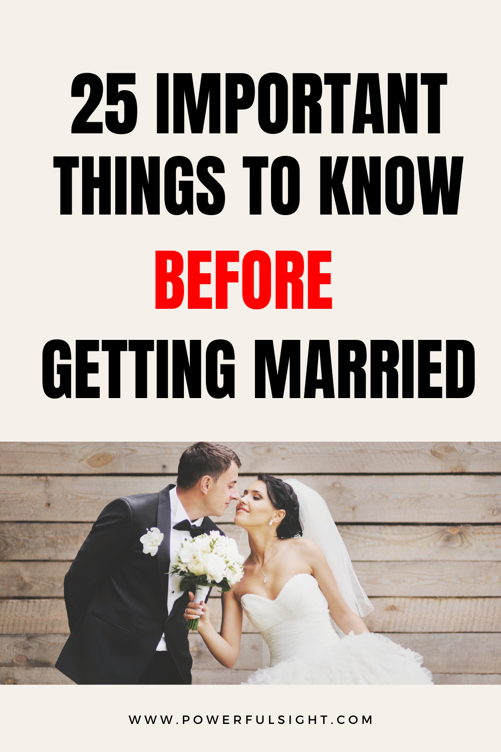 25 Important Things to Know Before Getting Married - Powerful Sight