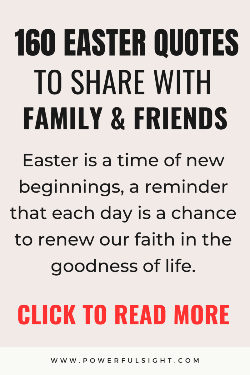 160 Inspirational Quotes For Easter - Powerful Sight