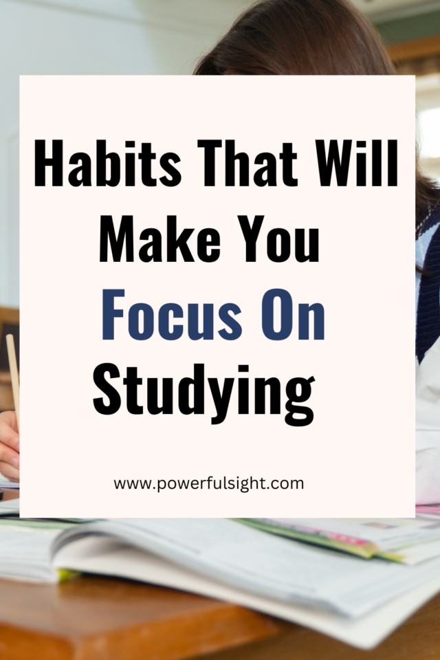 How to Make Yourself Focus on Studying - Powerful Sight