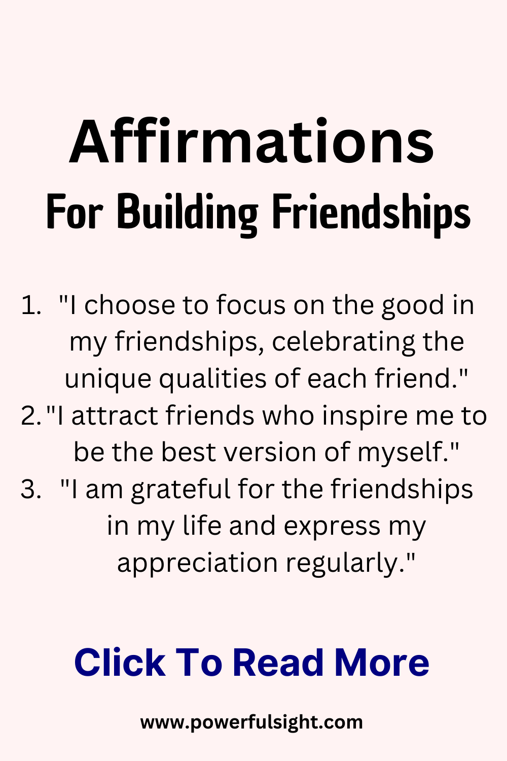 26 Best Affirmations for Friendships - Powerful Sight