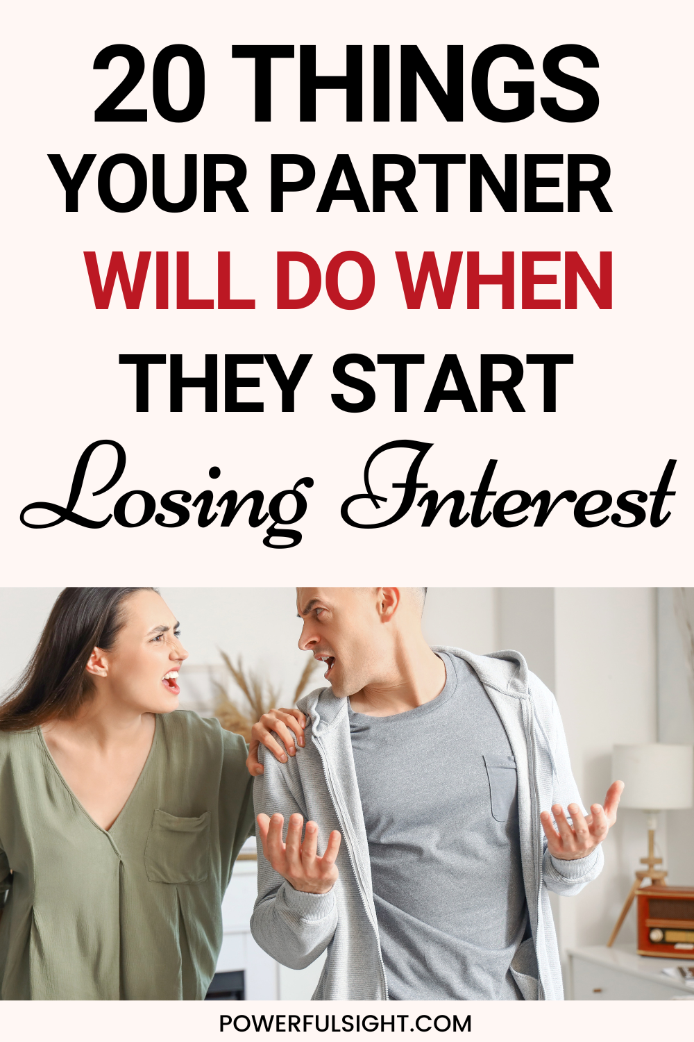 20 Signs Your Partner is Losing Interest - Powerful Sight