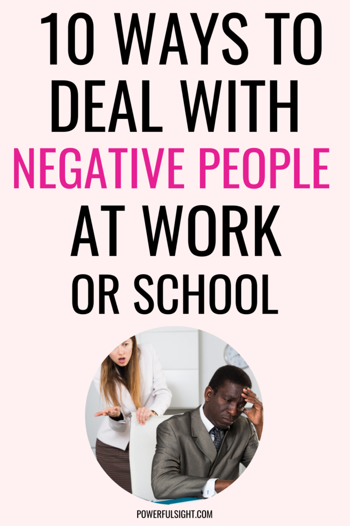 How To Respond To Negative People - Powerful Sight