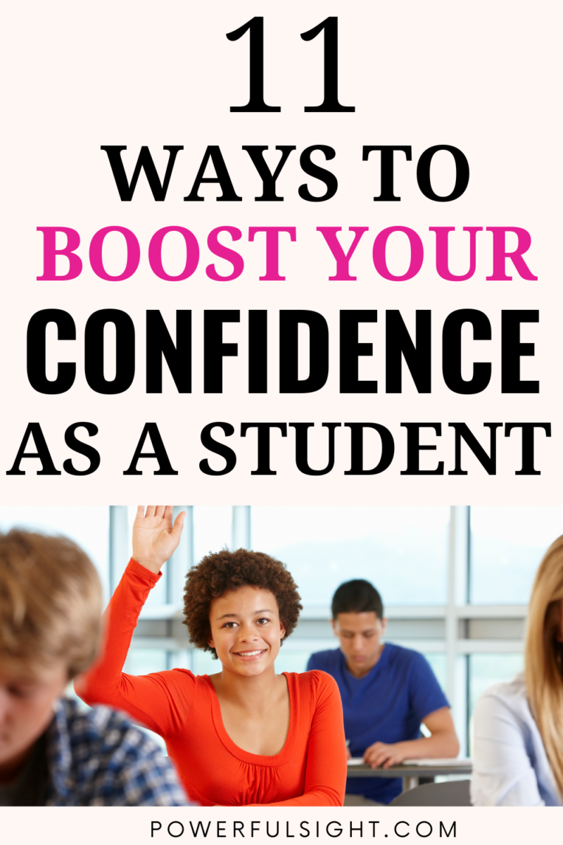 How To Be More Confident At School In 11 Simple Ways - Powerful Sight