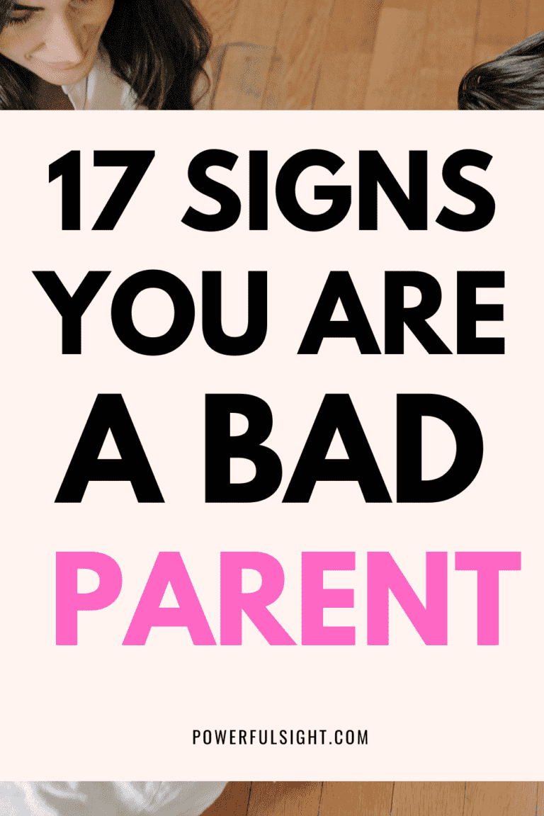 17 Clear Signs of Bad Parenting - Powerful Sight