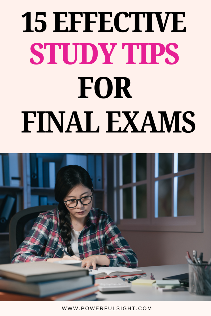 15 Best Approaches To Final Exams - Powerful Sight