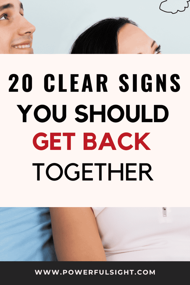 20 signs You Should Get Back Together - Powerful Sight