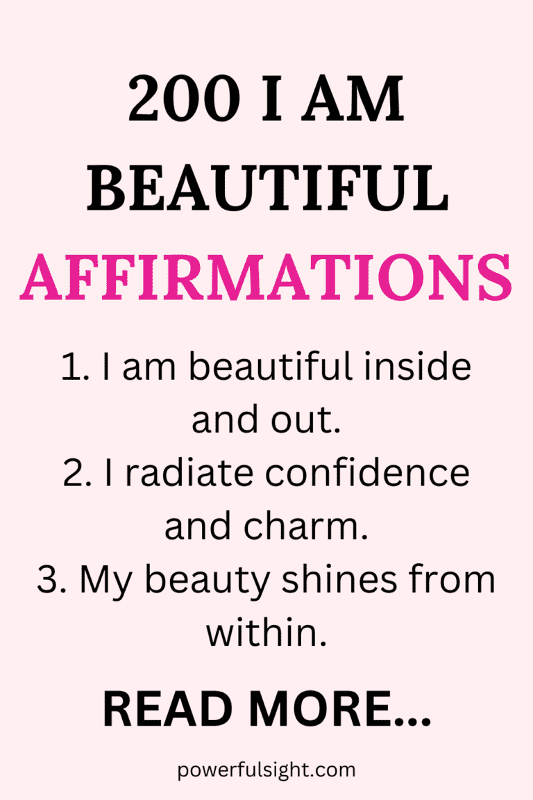 200 I Am So Beautiful Affirmations