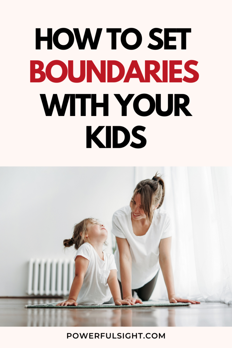 How to Set Boundaries with Kids