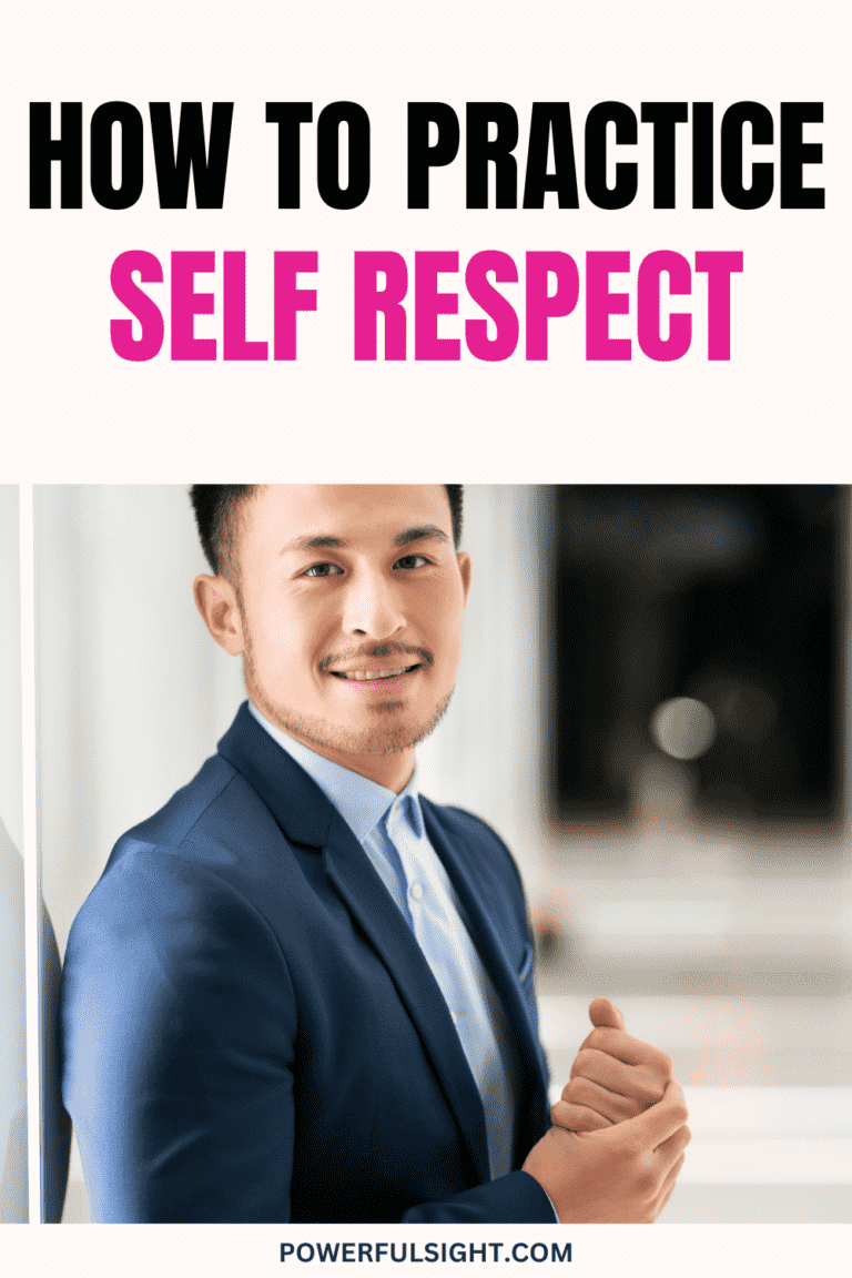 How to Respect Yourself