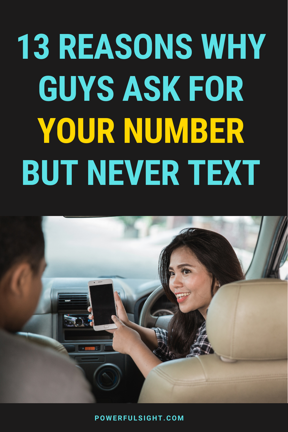 13 Reasons Why Guys Ask for Your Number and Never Text