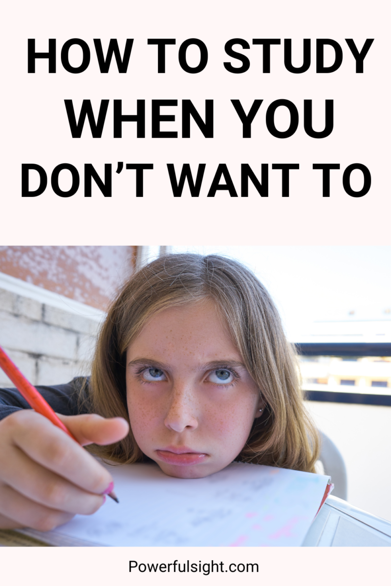 How to Study When You Don’t Want To