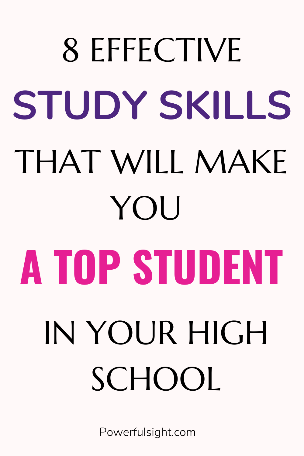 8 Essential Study Skills for High School Success