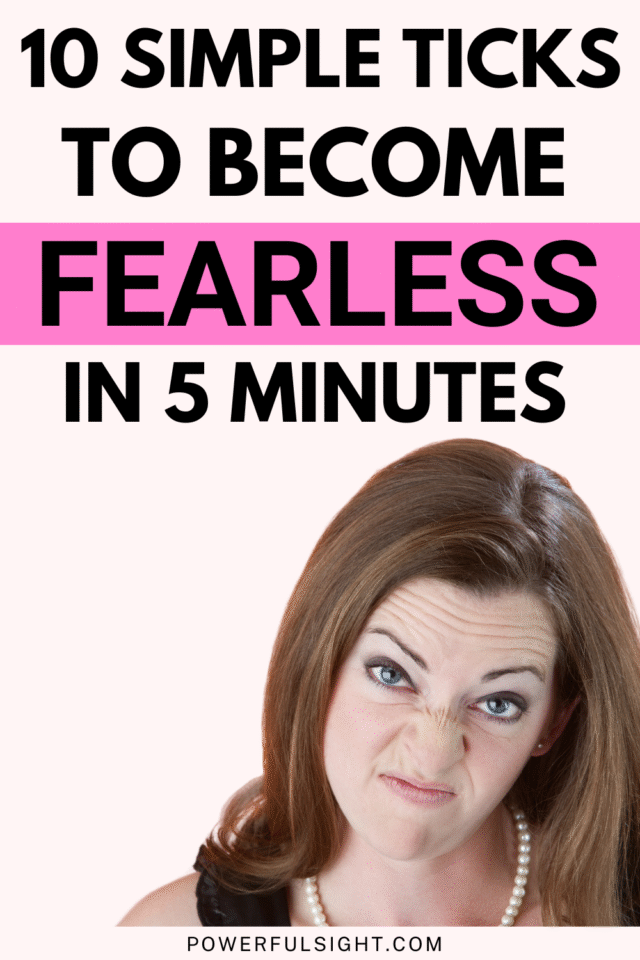 How To Stop Being Afraid Of Everything - Powerful Sight