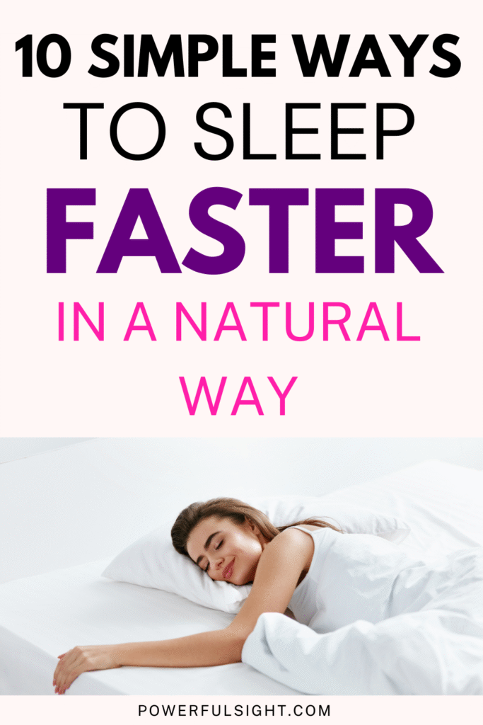 How to Sleep Faster: 10 Simple Strategies for Better Rest - Powerful Sight