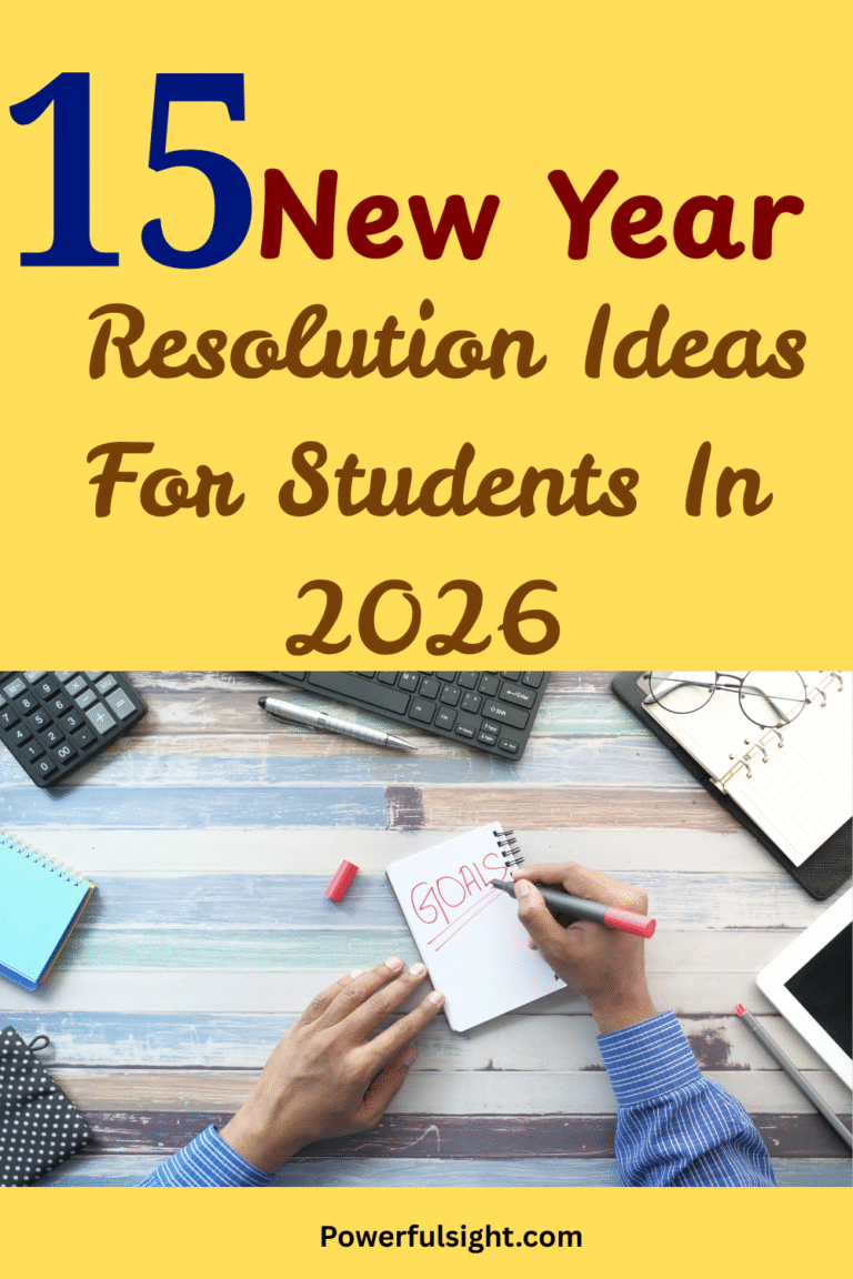 15 New Year Resolution Ideas For Students In 2026 - Powerful Sight