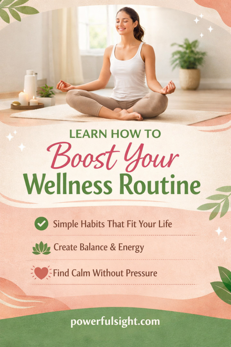 How To Boost Your Wellness Routine - Powerful Sight