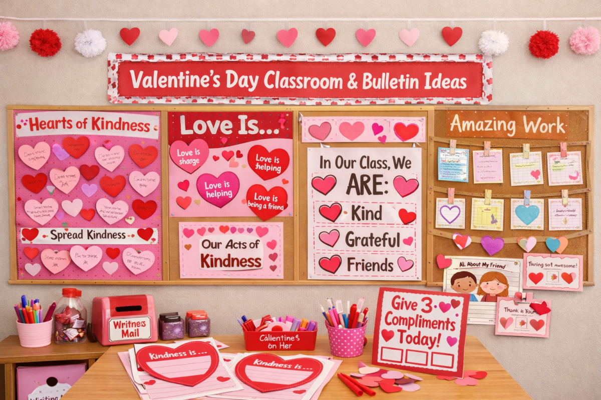 Valentine's Day Classroom and Bulletin Board Ideas - Powerful Sight